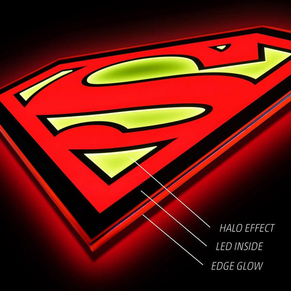 Superman - Logo Regular LED Wall Light – Pop Stop