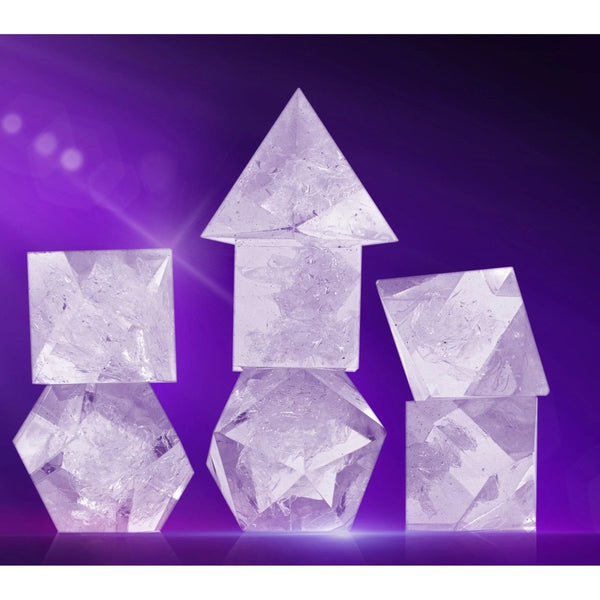 Sirius Dice Set - Clear Cloak & Dagger – Pop Stop