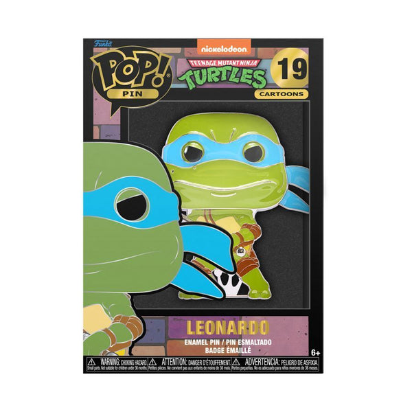 Teenage Mutant Ninja Turtles (TV 1987) - Leonardo 4in Pop! Enamel Pin ...