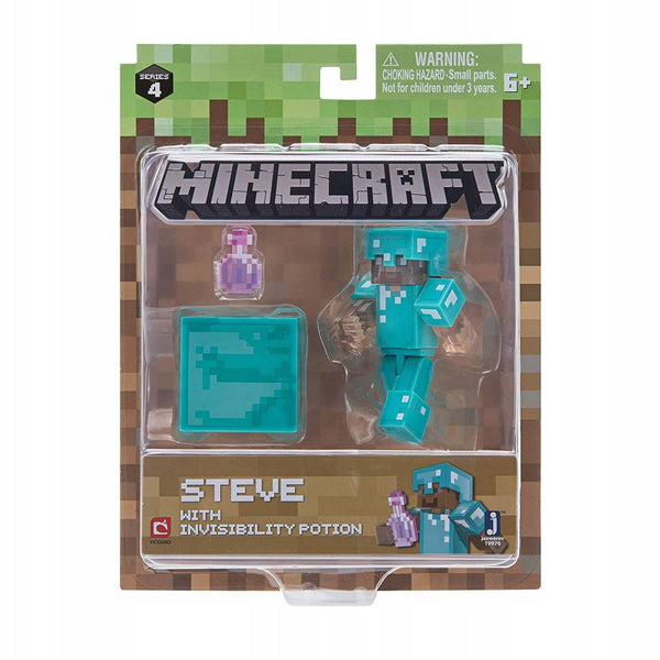 Minecraft - Series 4 Steve with Invisibility Potion Action Figure – Pop ...