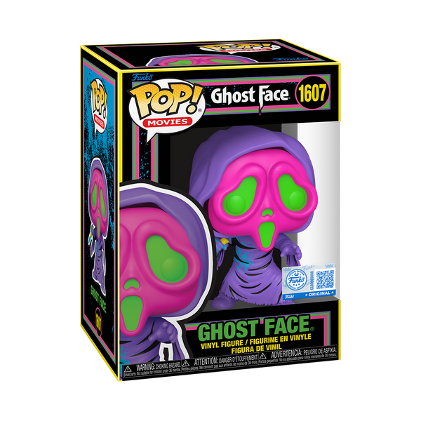 Scream - Ghostface US Exclusive Black-Light Pop! Vinyl Figure – Pop Stop