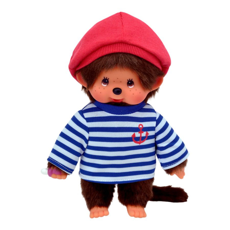 Monchhichi - Boy in Sailor Beret Boarder Plush Doll – Pop Stop