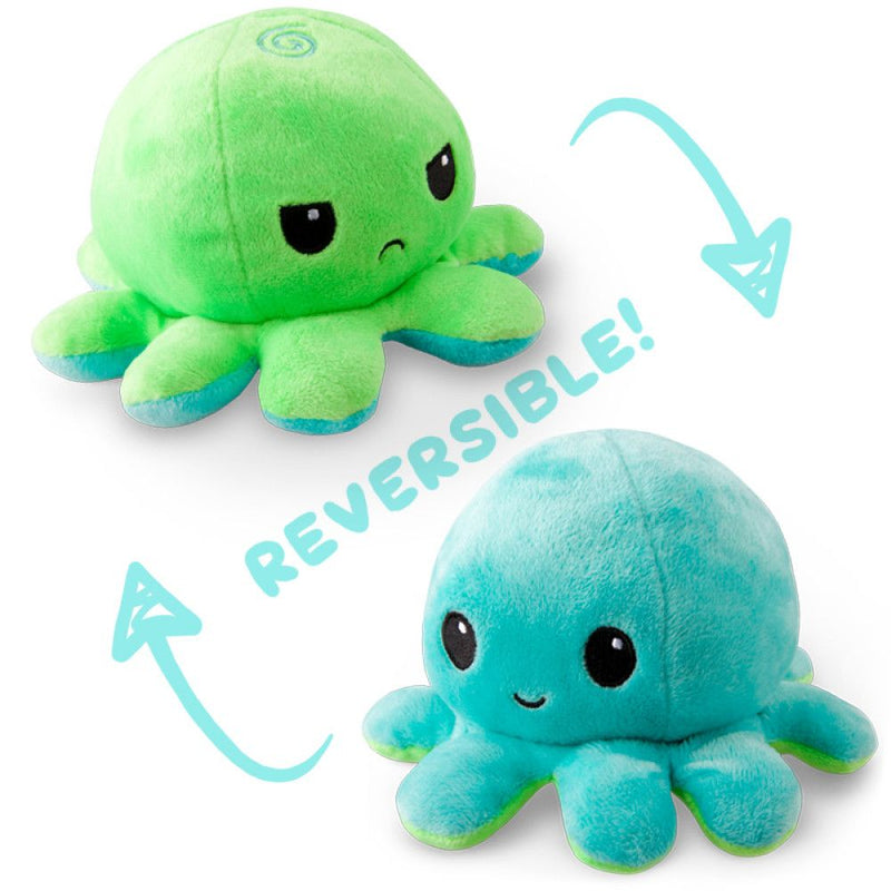 Reversible Octopus Plushie - Green/Aqua – Pop Stop