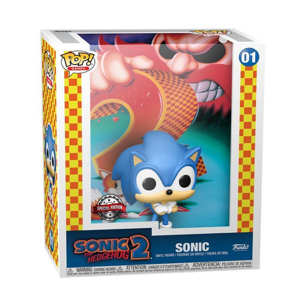 Sonic the Hedgehog - Sonic 2 US Exclusive Pop! Game Cover [RS] – Pop Stop